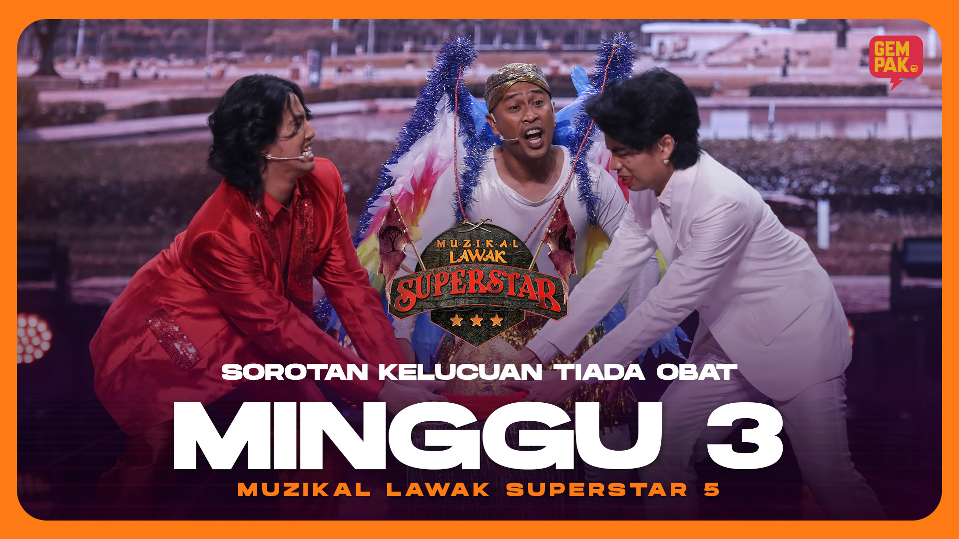 [Highlights] ADUH, TERSINGKIR PULAK SAIKO, TAPI YANG LAIN LUCU! | Muzikal Lawak Superstar 5 ...