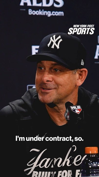 Aaron Boone has no reason to believe he won't be manager next season ...
