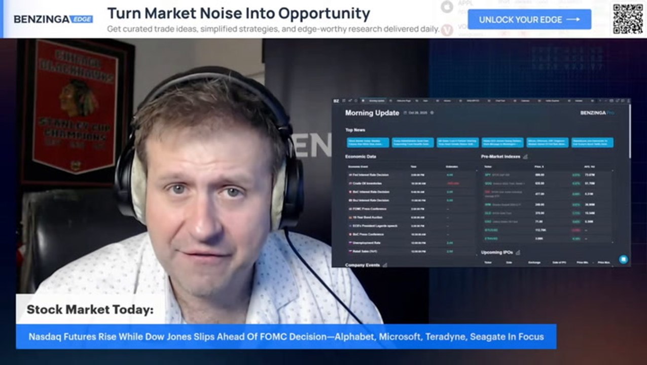 Stock Market News Today | MSFT, META, GOOG Earnings | Oct 29, 2025 ...