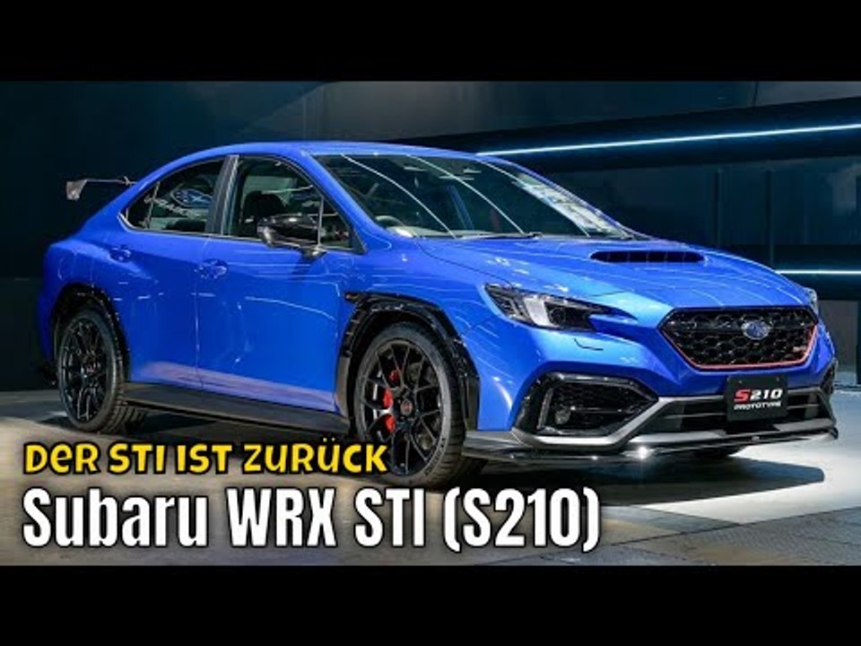 2025 Subaru WRX STI (S210): Der STI ist mit 300 PS zurück! - video Dailymotion