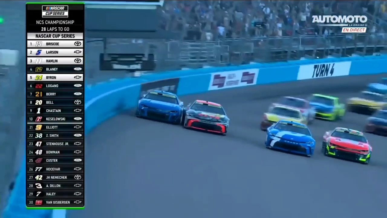 NASCAR Cup 2025 Phoenix Drama Epic Finish Larson Won Championship ...