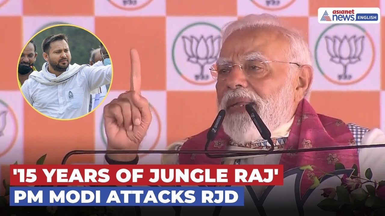 '15 Years of Jungle Raj Wasted a Generation': PM Modi’s Fiery Attack on ...