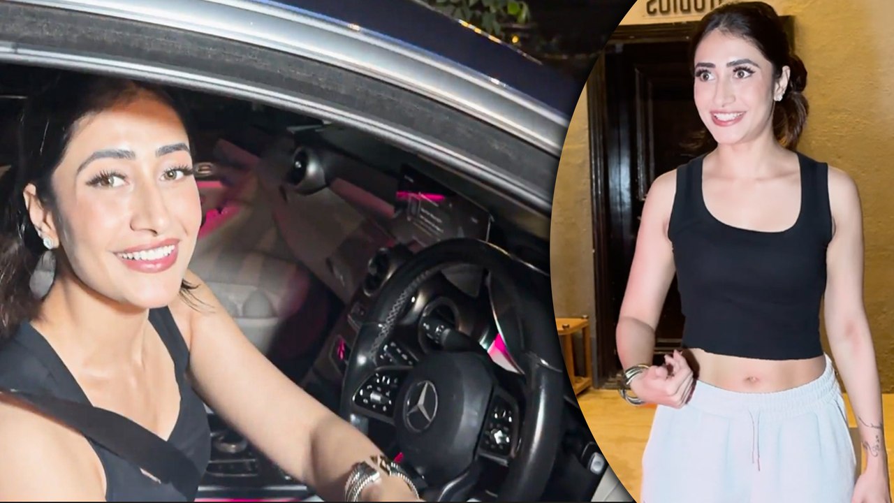 Dhana Drives Her Merc In Swag! Dhanashree's Sassy Abs Avatar! Spotted ...