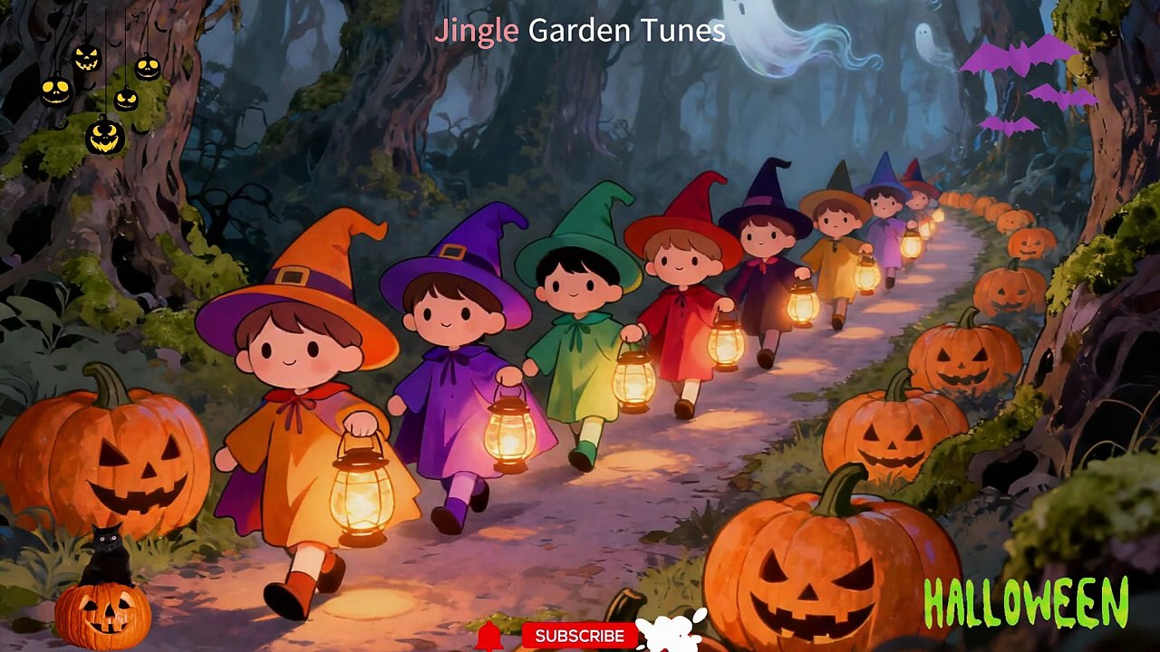 🎃 Spooktacular Halloween Song for Kids _ Animated Costume Dance Party ...