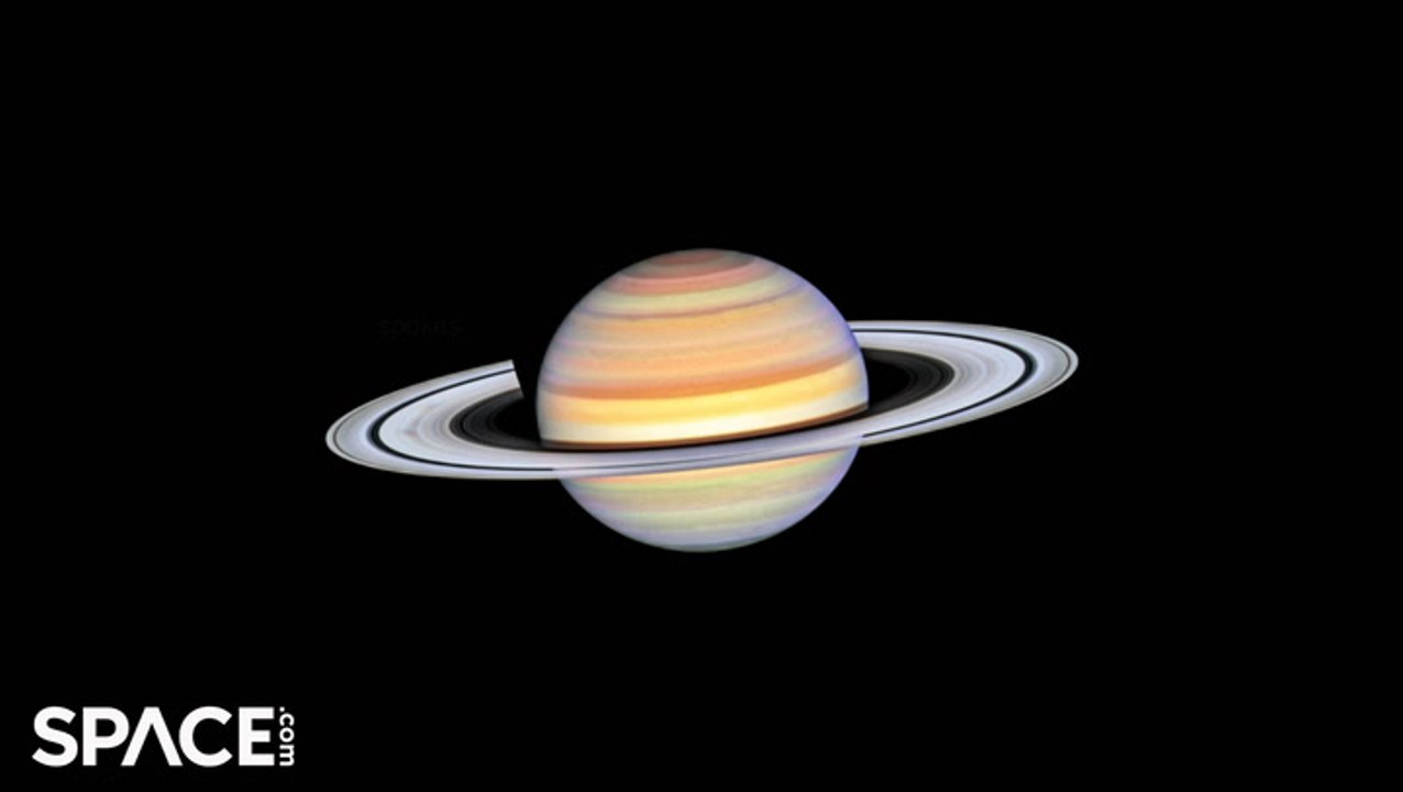 See Saturn's 'Ring Spokes' In Amazing Hubble Space Telescope Time-Lapse ...