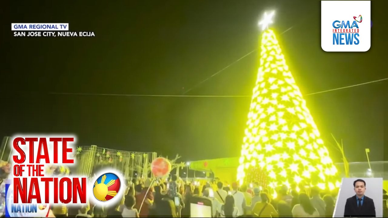 Life-size belen at giant Christmas tree, pinailawan | SONA - video ...