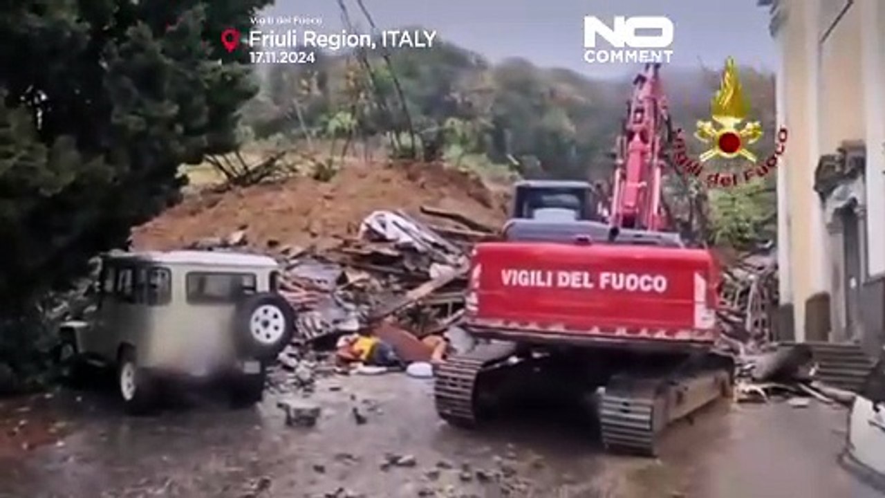 Forti piogge provocano gravi alluvioni nel nord-est dell'Italia - Video ...