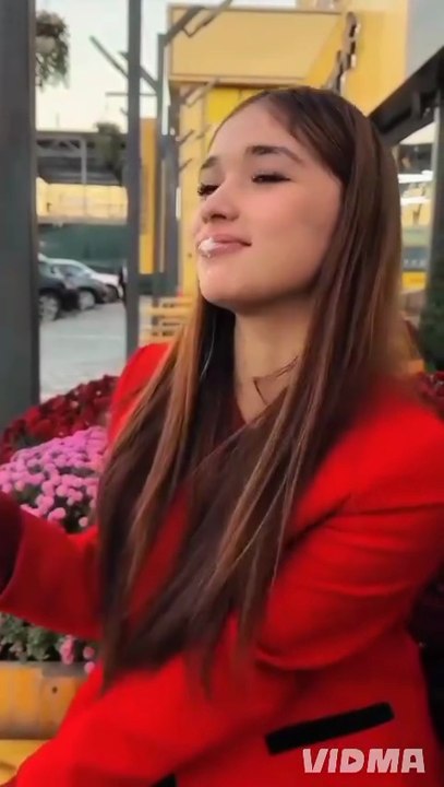 Ice cream girl eating boy is passing the girl with tissue paper art ...