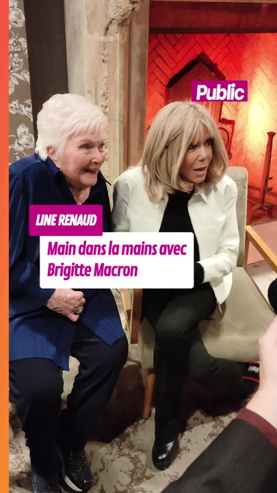 Brigitte Macron est venue soutenir Line Renaud à l'occasion d'une ...