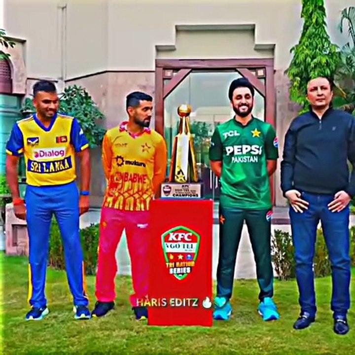 Pakistan versus Sri Lanka Zimbabwe tri Nation series ceremony - video ...