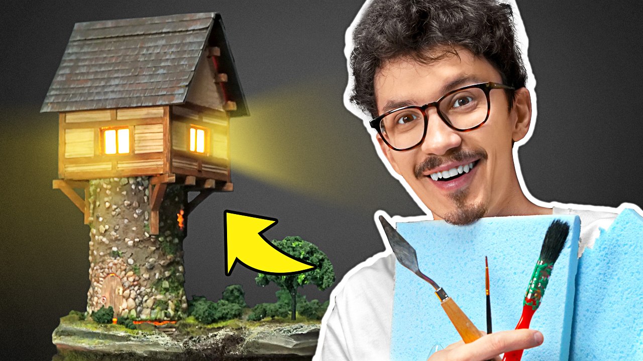 I DO! I DO! I DO! Trash to Medieval Tower House Lamp! - video Dailymotion