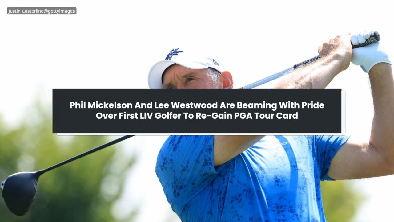 Phil Mickelson And Lee Westwood Are Beaming With Pride Over First LIV ...