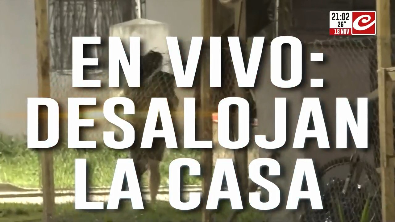 En vivo: desalojan la casa "le pegaron a mi hija embarazada" - Vídeo ...