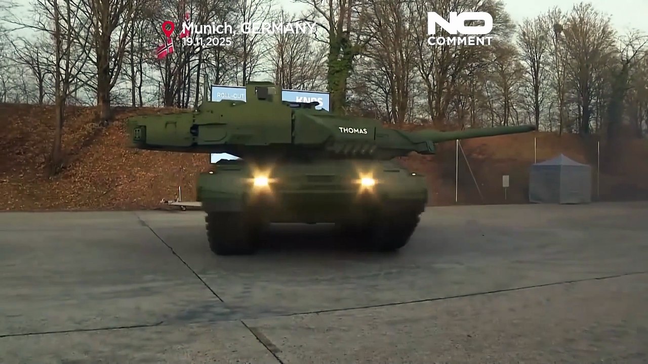 Η Γερμανία παρουσίασε το νεο άρμα μάχης Leopard 2A8 - video Dailymotion
