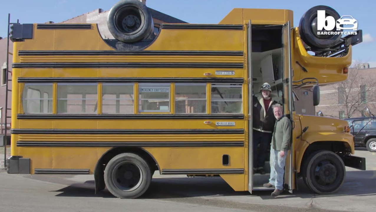 Topsy Turvy Bus: The Mutant Brothers Build Wacky Upside-Down Vehicle ...