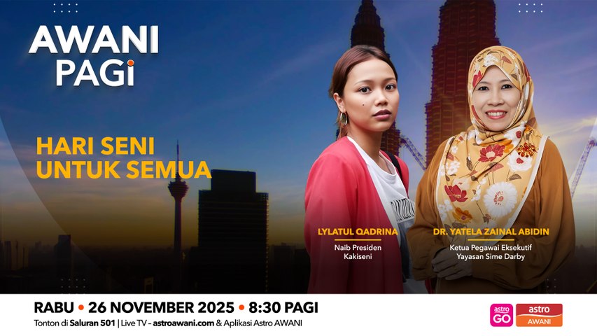 AWANI Pagi: “Seni untuk Semua, Semua untuk Seni.” | Astro Awani