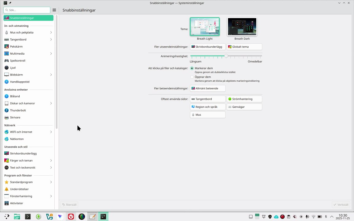 Olika tangtbordslayouter för olika appar - Manjaro Linux - video ...