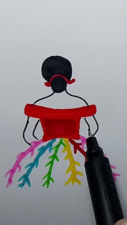 Beautiful girl drawing - video Dailymotion