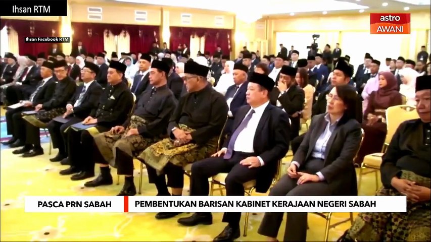 Ariffin Arif turut angkat sumpah anggotai barisan Kabinet baharu Sabah ...