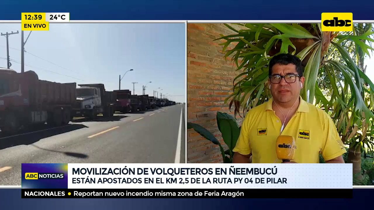 Movilización de volqueteros en Ñeembucú - Vídeo Dailymotion