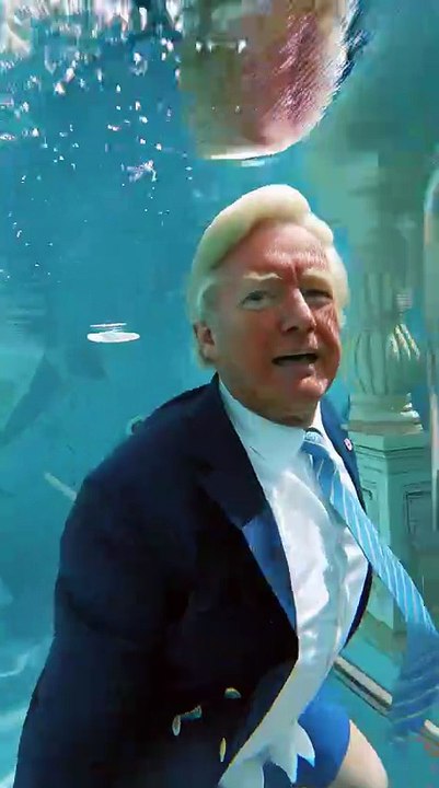 donald_trump_swimming_into_a_pool (2) - video Dailymotion