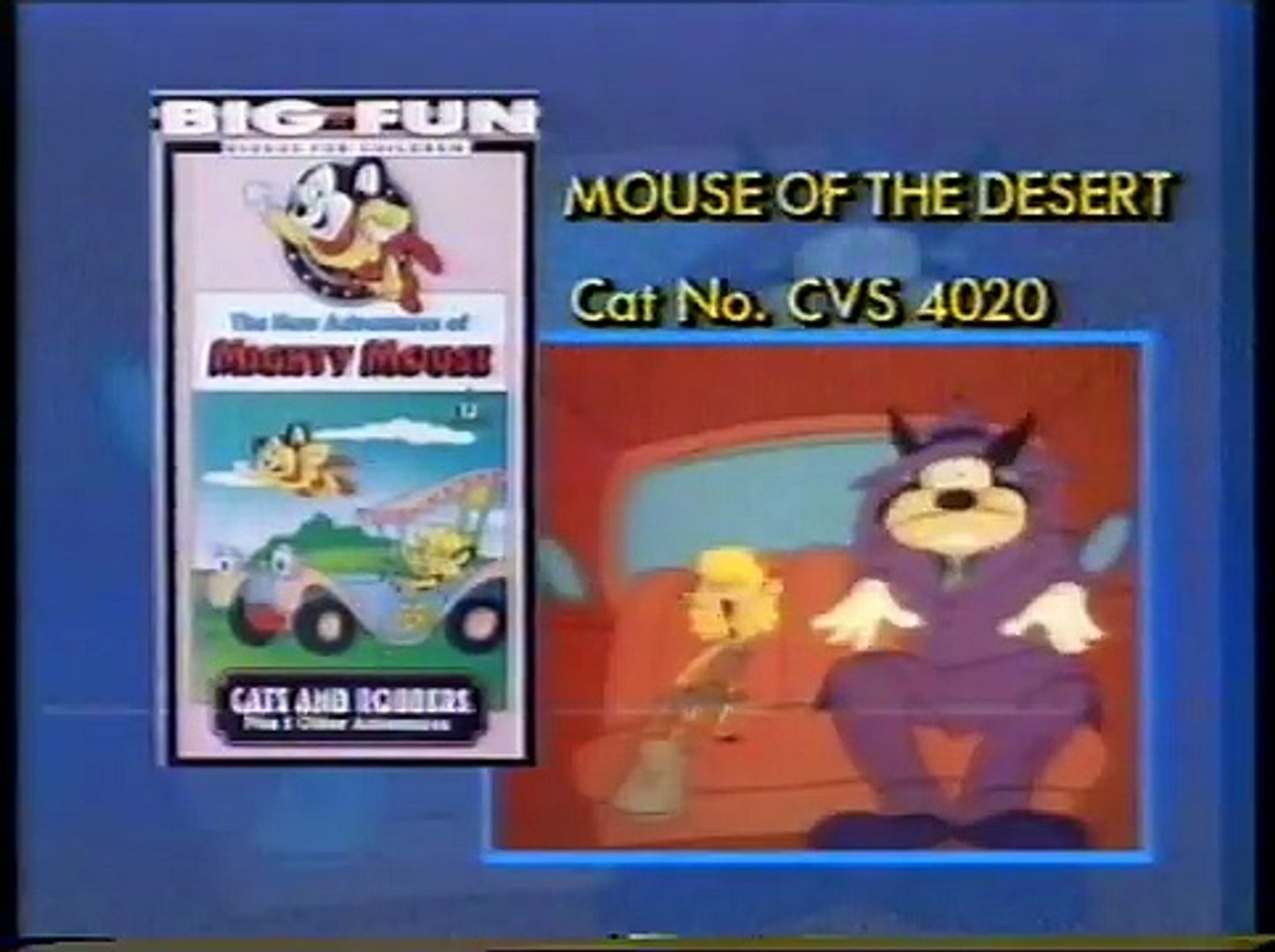 Mighty Mouse Uk Vhs