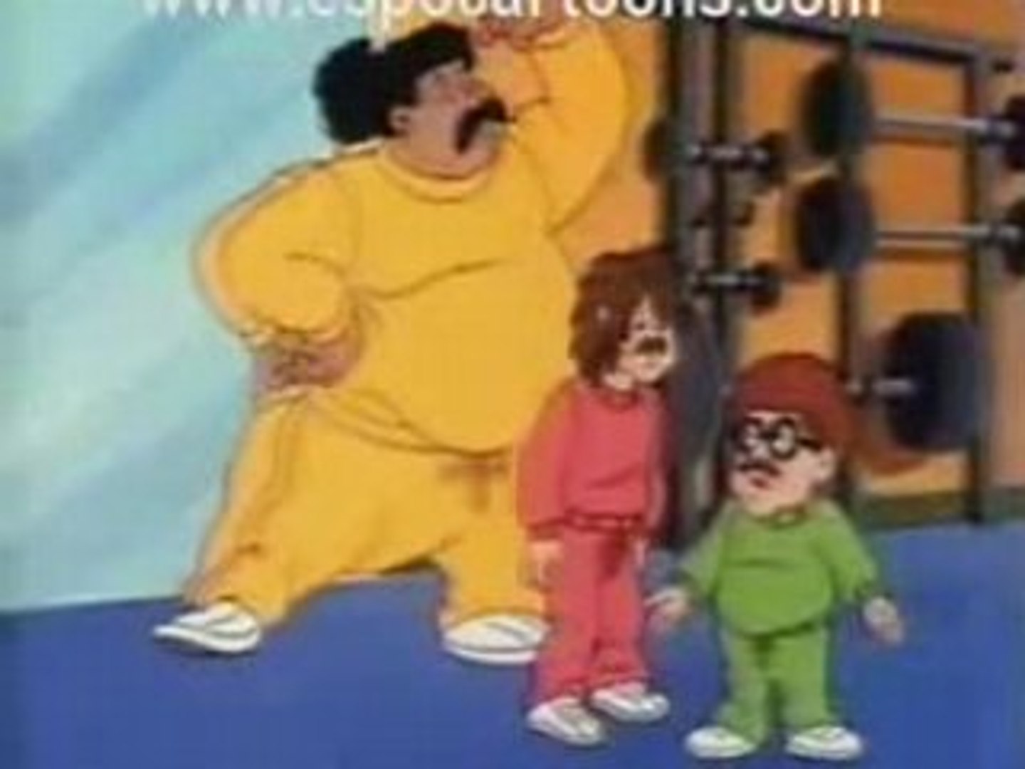 Muscle Woman Cartoon Characters