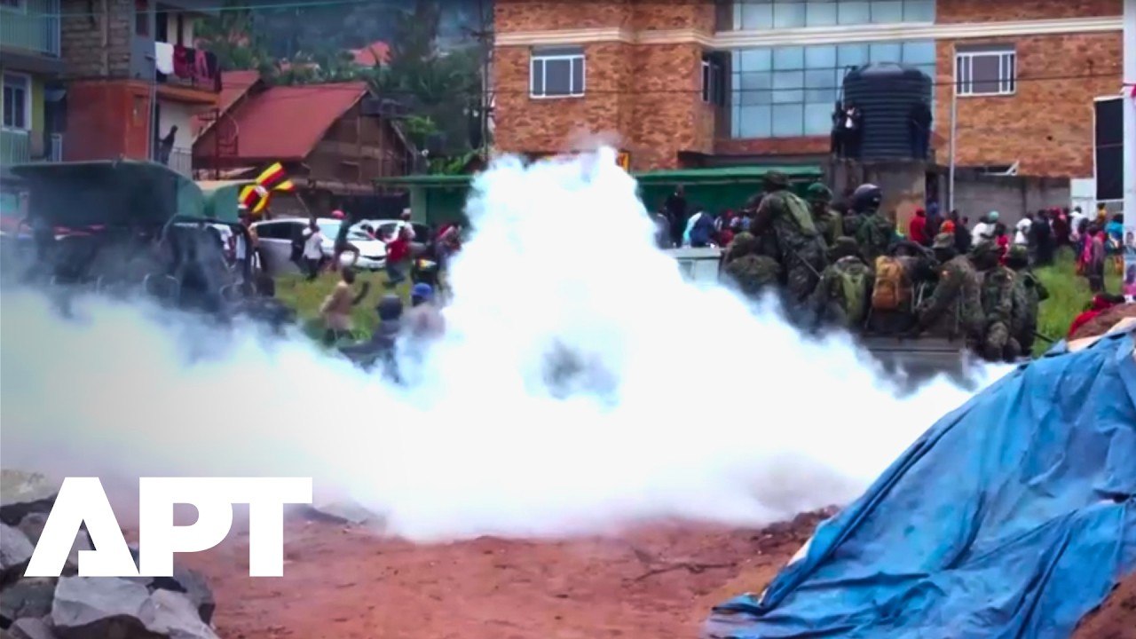 Chaos in Kampala: Police Tear Gas Bobi Wine Rally Ahead of 2026 ...