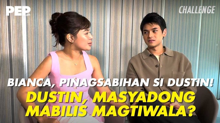 Bianca at Dustin, MAY PAG-AMIN! PAREHONG MABILIS MA-FALL? | #PEPCovers