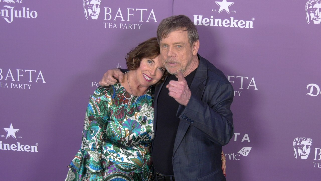 Marilou York and Mark Hamill 2026 BAFTA Tea Party Los Angeles ...