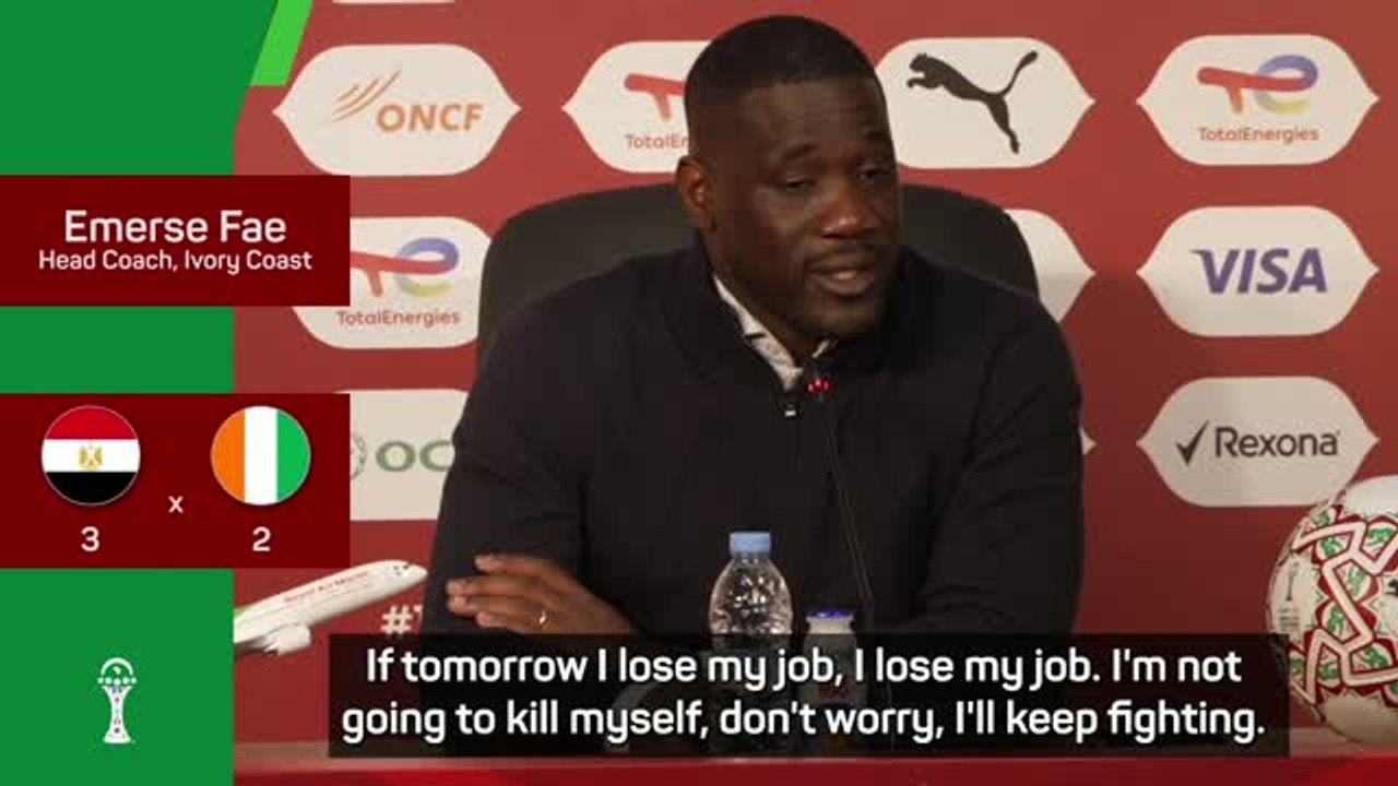 'I'm not afraid' - Fae dismisses talk of losing Ivory Coast job - video ...