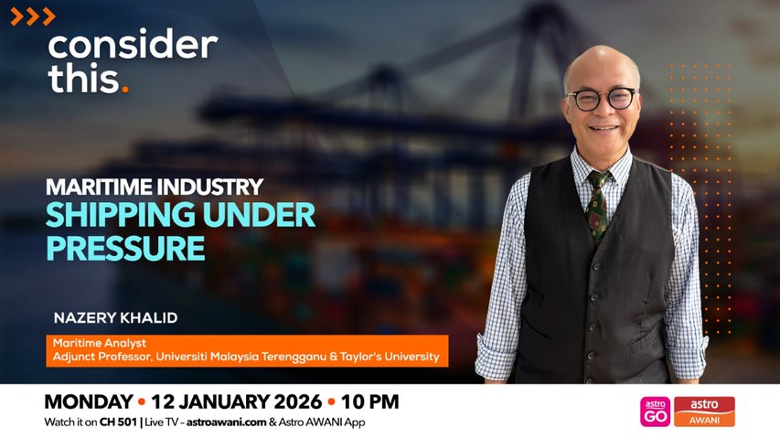 Consider This: Maritime Industry — Shipping Under Pressure | AWANI ...