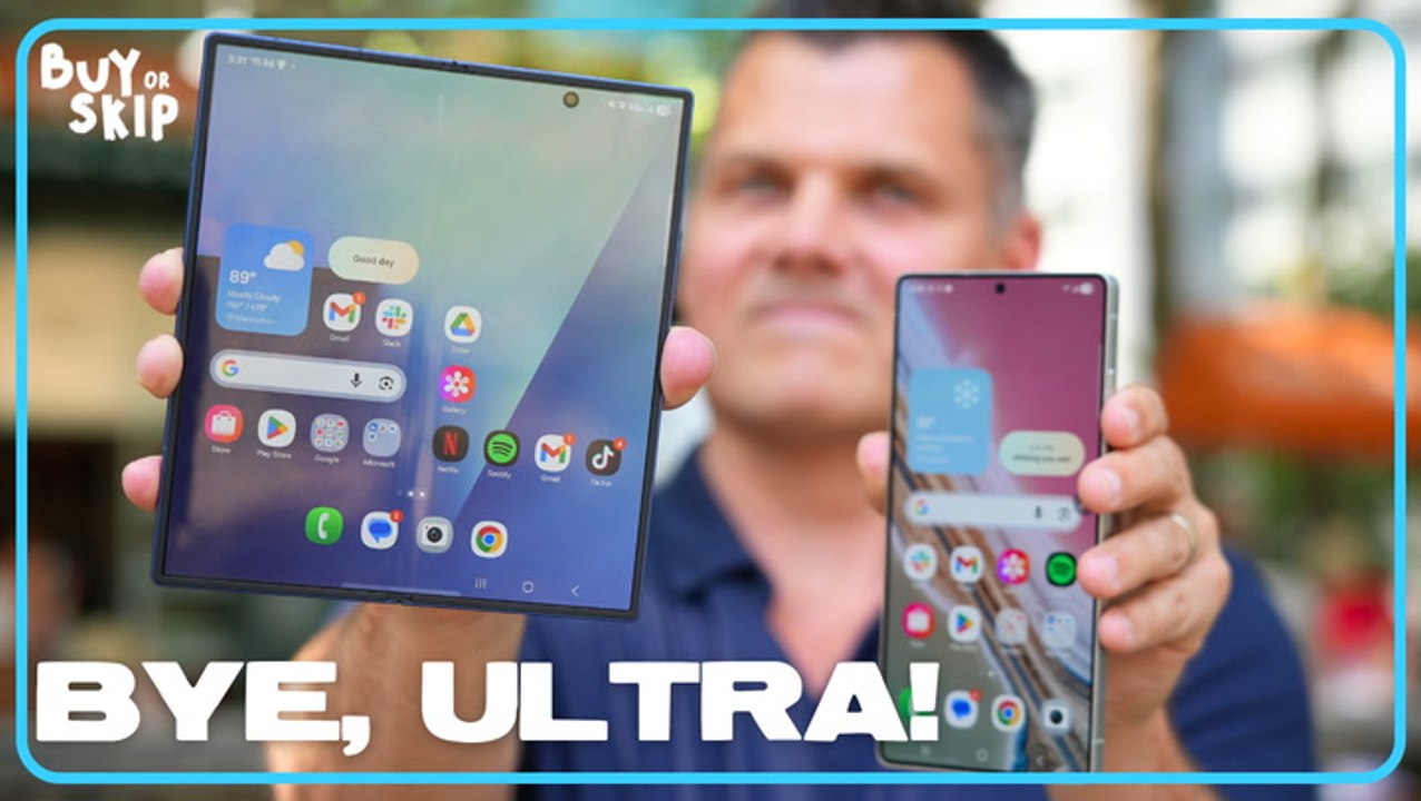 Galaxy Z Fold 7 v Galaxy S25 Ultra Review - video Dailymotion