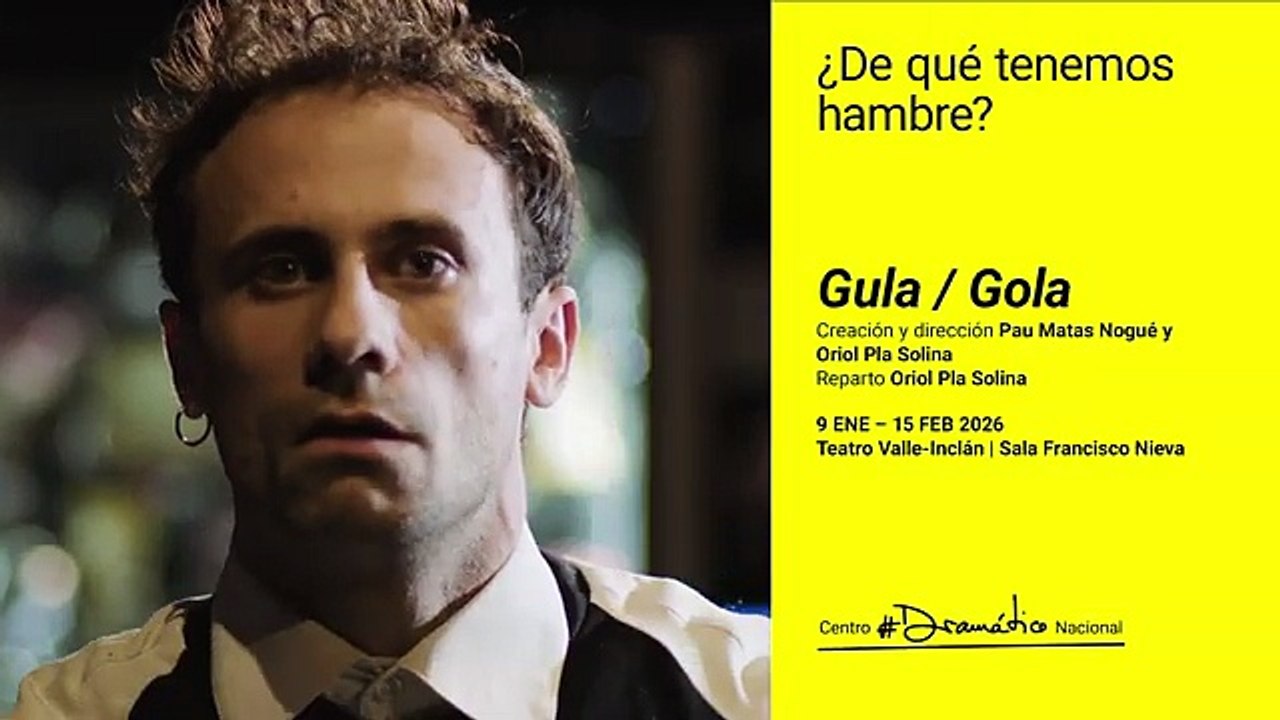 Tráiler de 'Gula', espectáculo creado y dirigido por Oriol Pla y Pau ...