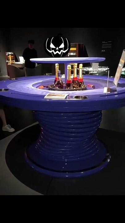 High-end Italian light luxury club multi-person round Depu poker table ...