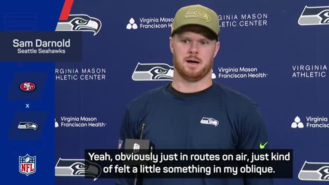 Darnold expects to play against 49ers despite oblique injury - video ...