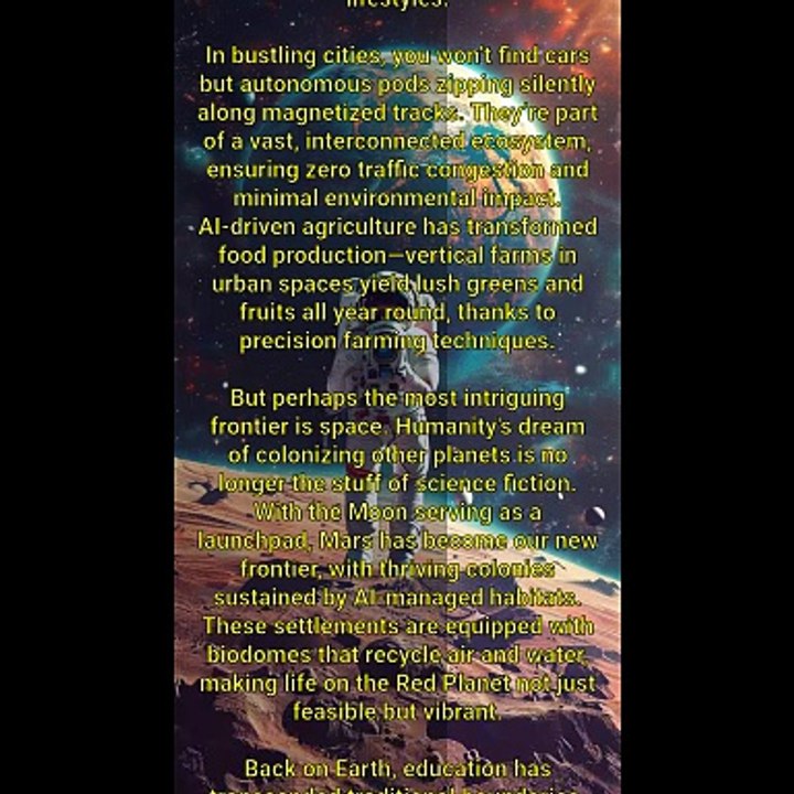 Life in 2050: The AI Revolution and Humanity's Leap into Space - video ...