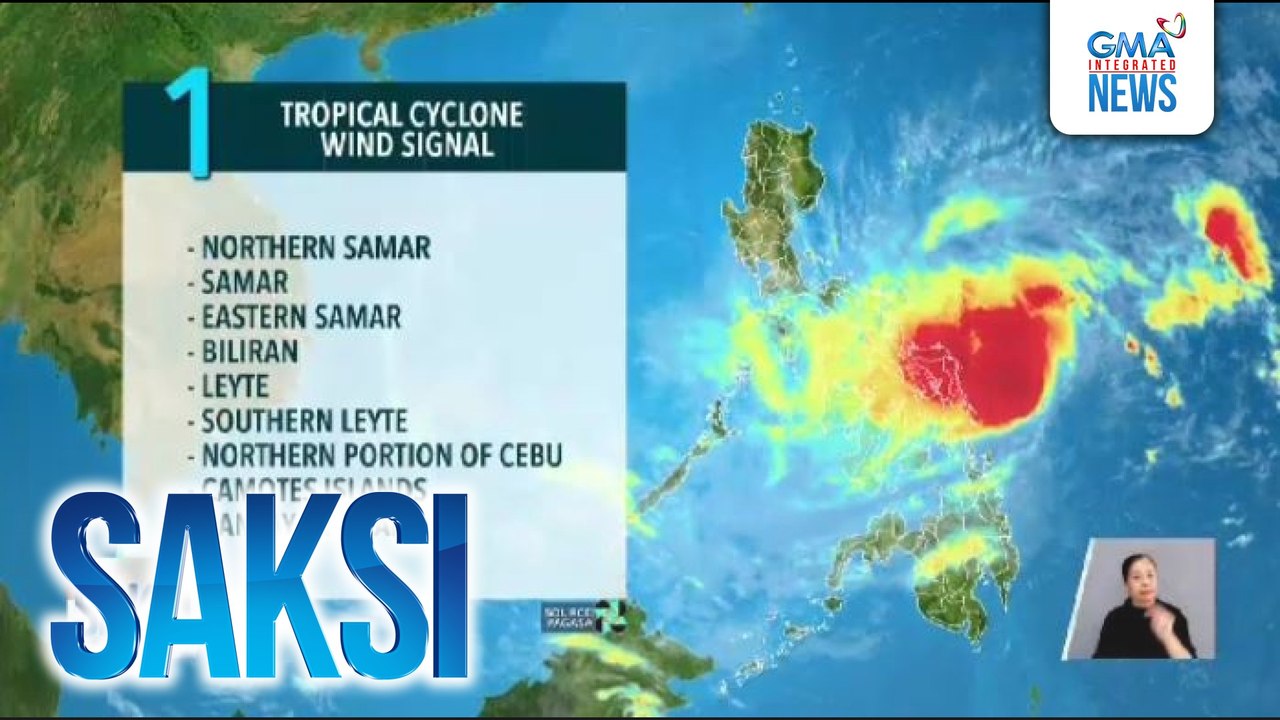 Signal number 1, nakataas sa ilang bahagi ng bansa dahil sa Bagyong Ada ...