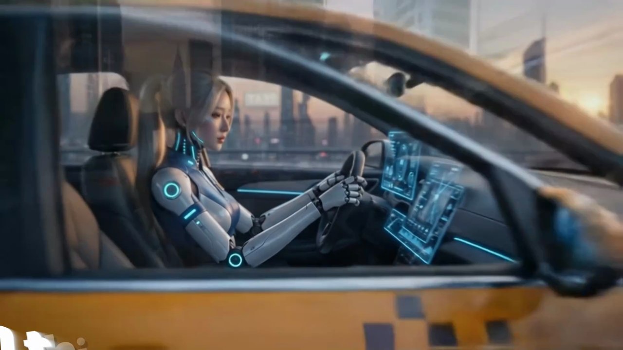 AI vs Humans Watch This Robot Girl Work as a Taxi Driver - video ...