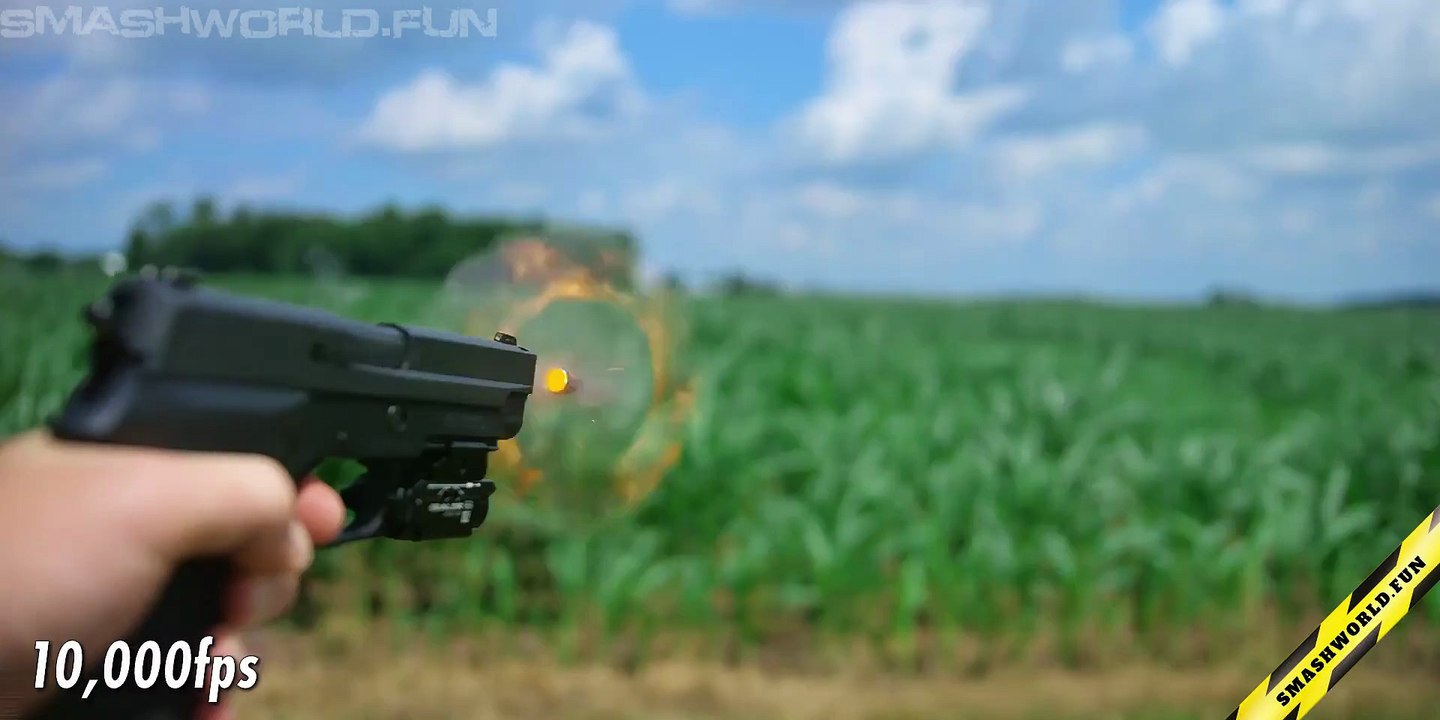Bullet exit slow motion – Видео Dailymotion