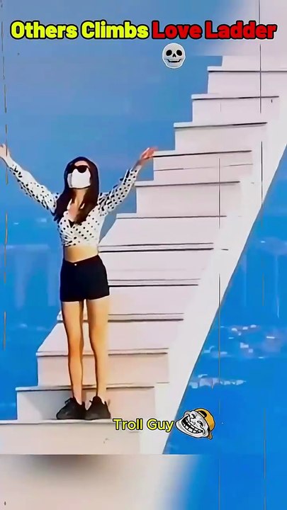 Others Climb Love Ladder… LAST ONE WINS 💀🔥 #trollface #love #ladder ...