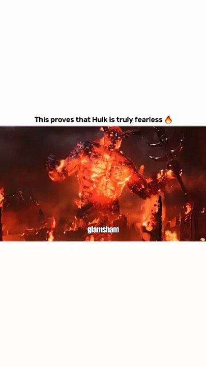 Hulk really looked at Surtur and said “my turn.” 🔥 #glamsham #hulk # ...