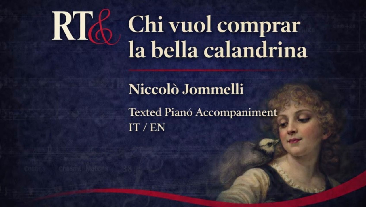 Chi vuol comprar la bella calandrina (Jommelli) – Texted Piano ...