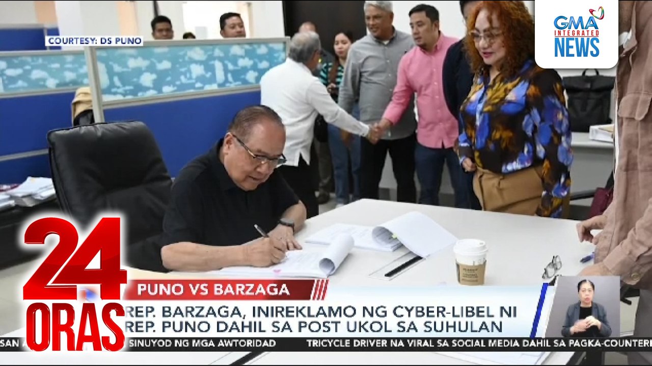 Rep. Barzaga, inireklamo ng cyber-libel ni Rep. Puno dahil sa post ukol ...