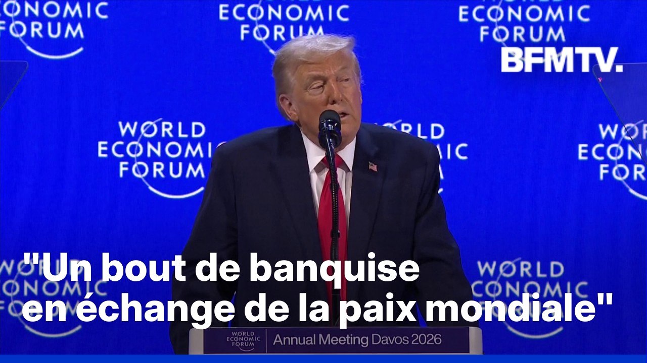 Groenland, Emmanuel Macron, Otan... Le discours de Donald Trump au ...