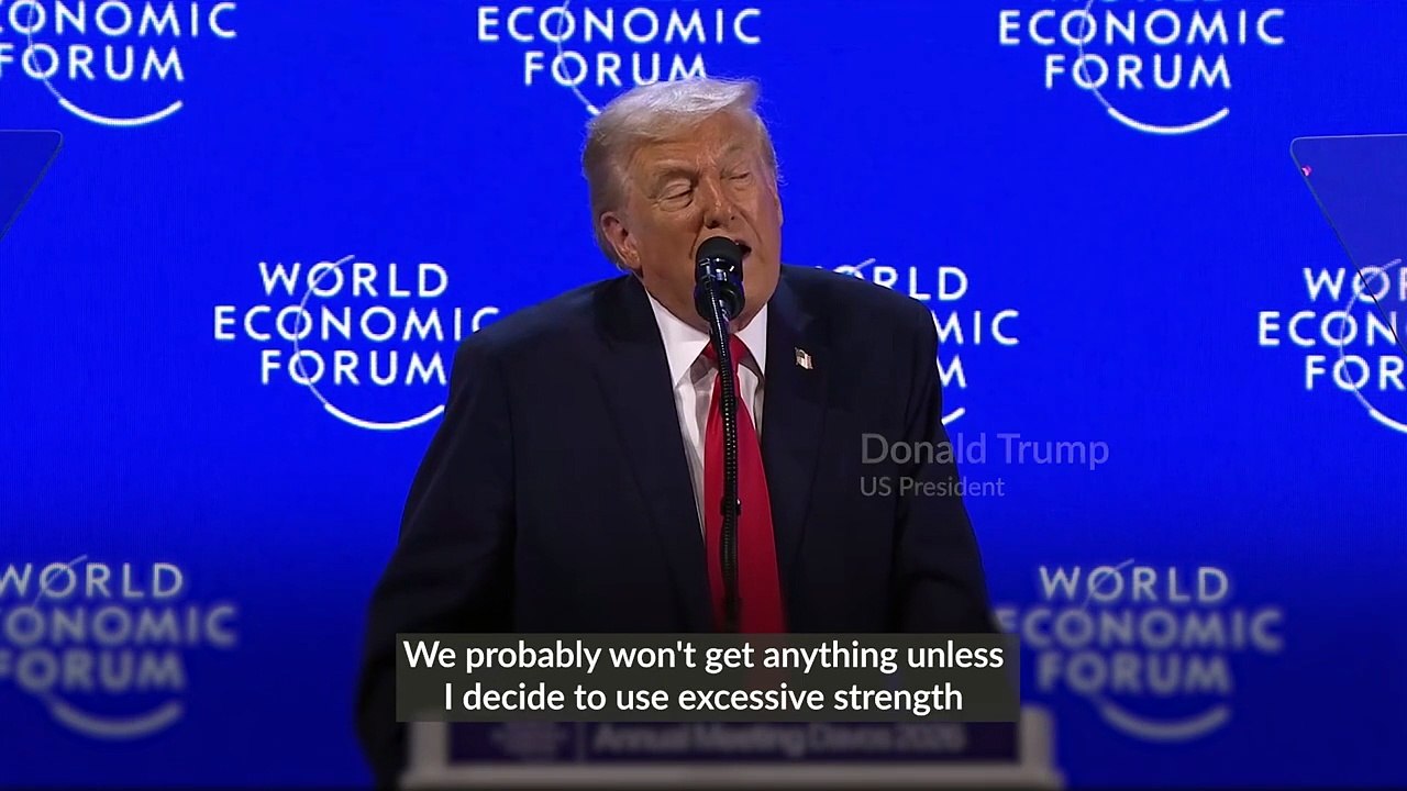 Trump 'won't use force' to acquire Greenland - video Dailymotion