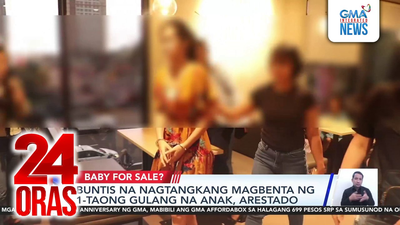 2 babies for sale rescued | 24 Oras - video Dailymotion