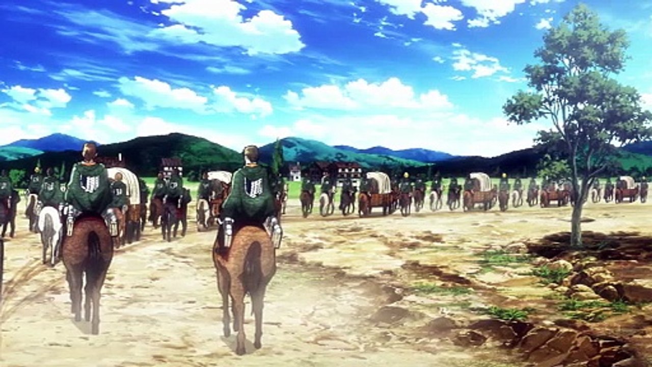 AoT S1 E9 [English Sub] - Eren's Transformation and the Garrison's Fear ...