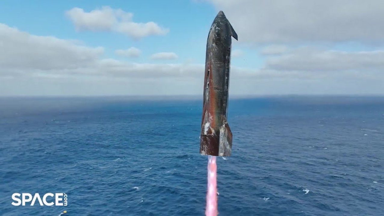 Starship Splashdown Captured By SpaceX Recovery Team - video Dailymotion