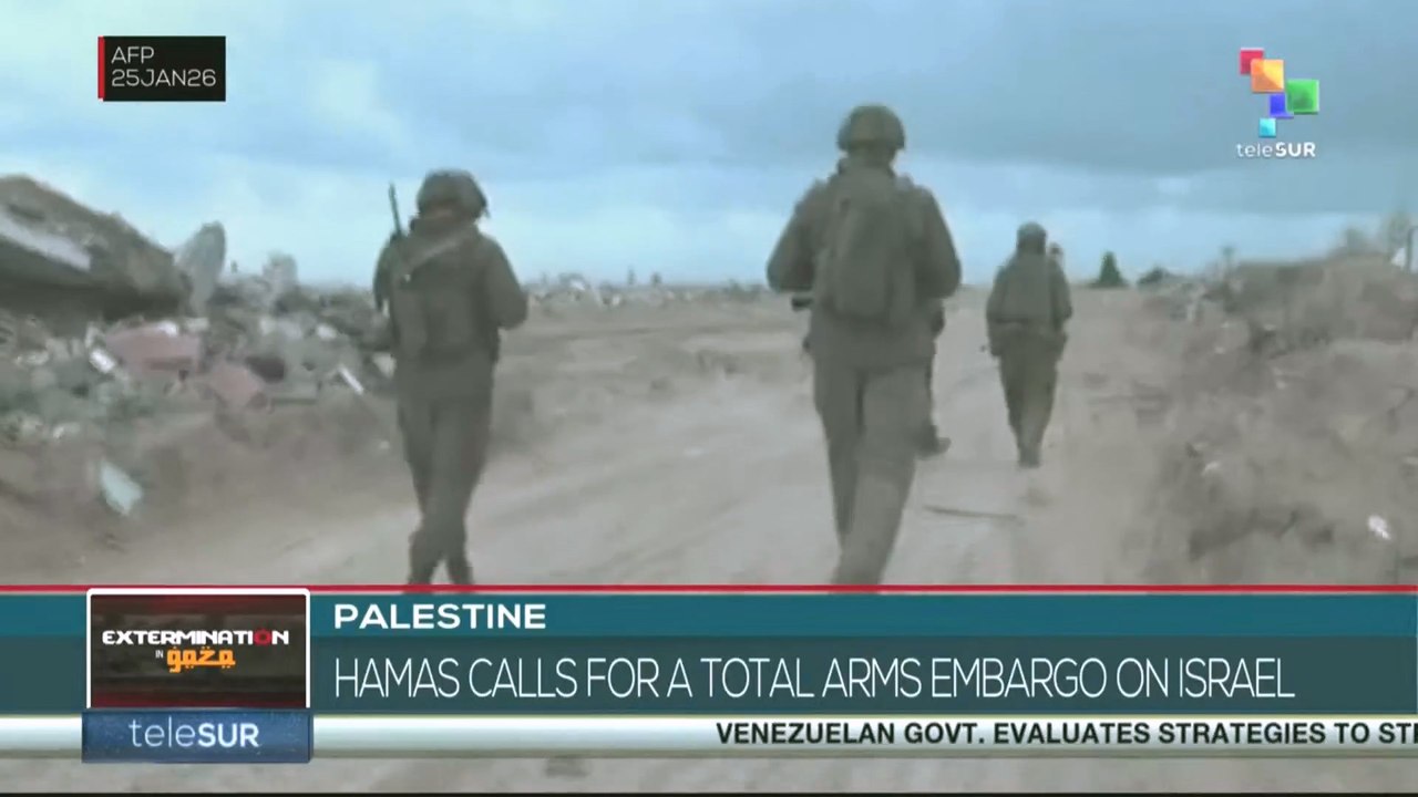 Hamas calls for a total arms embargo on Israel - video Dailymotion